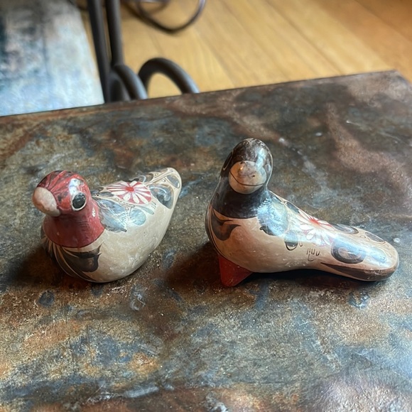Accents | Tonal Pottery Birds Dove Figure Jalisco Pottery Pair Mini ...